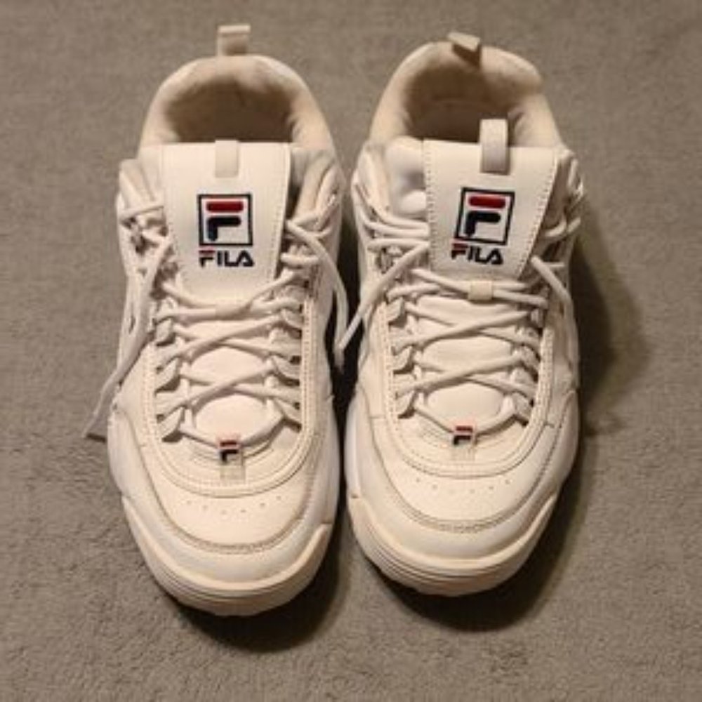 Fila Disruptor Ii Chunky White Sneakers - Gem